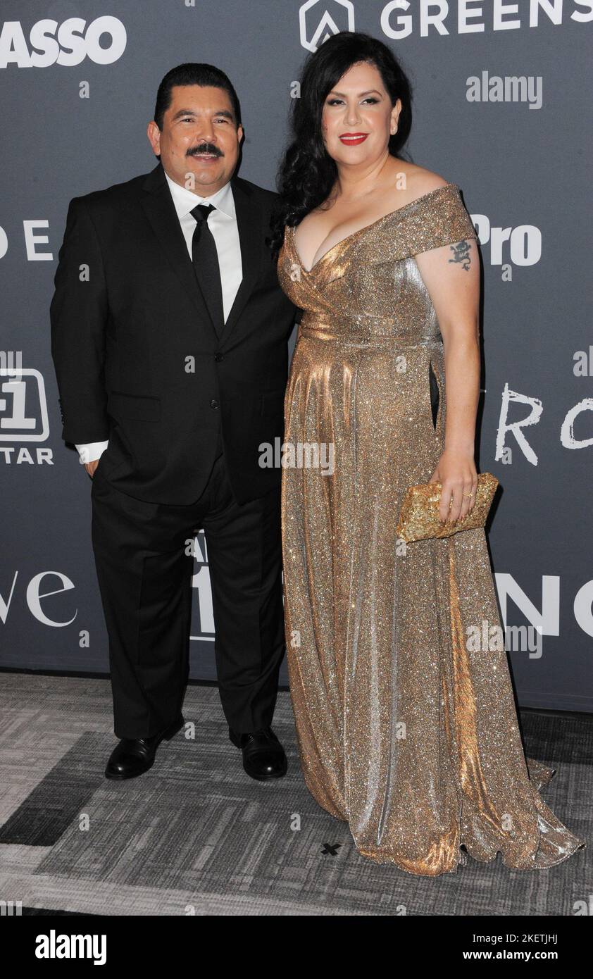 Los Angeles, CA. 13th Nov, 2022. Guillermo Rodriguez, wife at arrivals ...