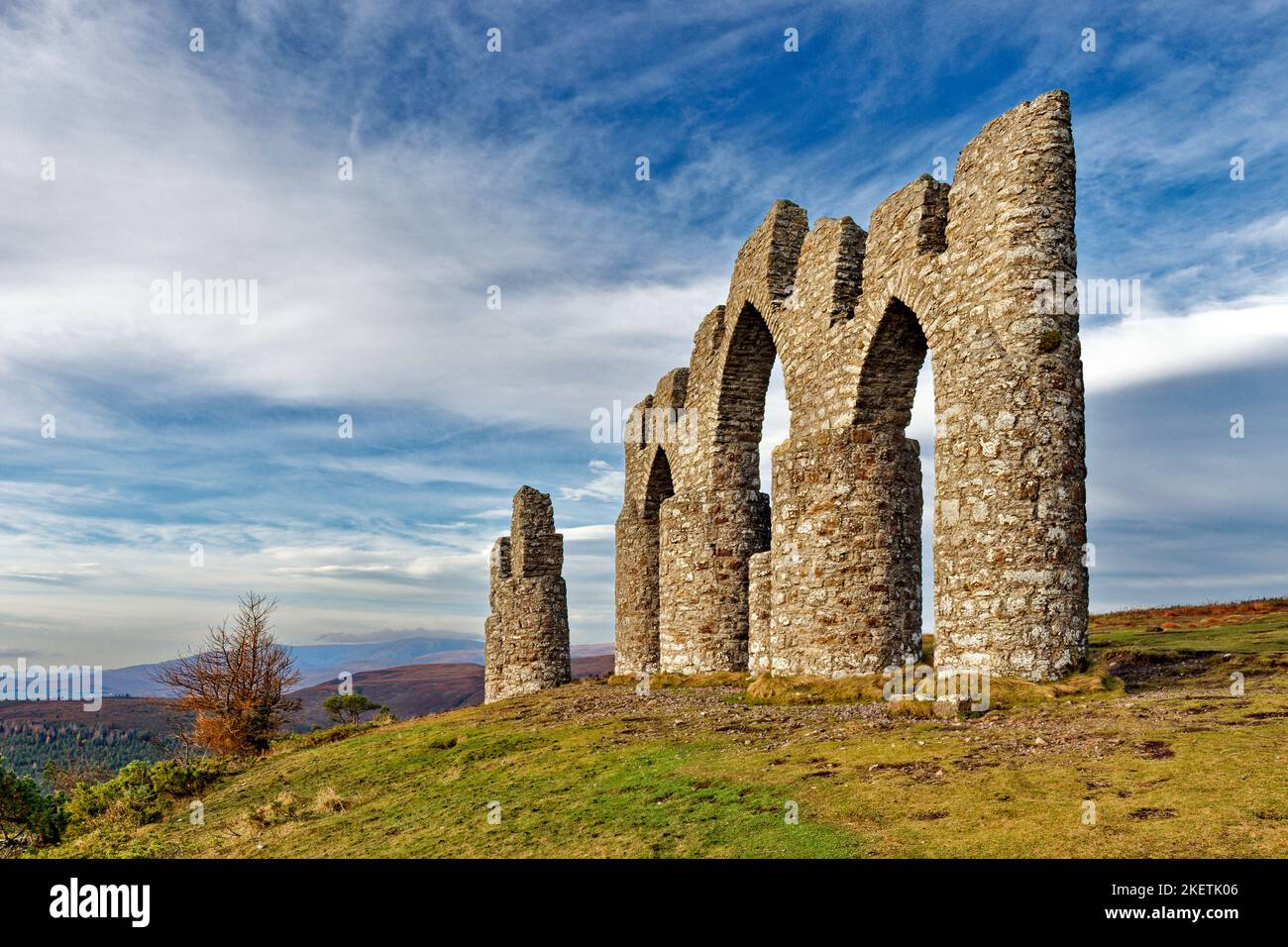Fyrish Monument Alness Scotland the impressive structure in autumn ...