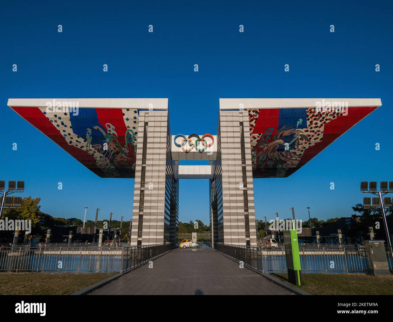 Seoul, South Korea - Oct.17.2022: World Peace Gate in Olympic park ...