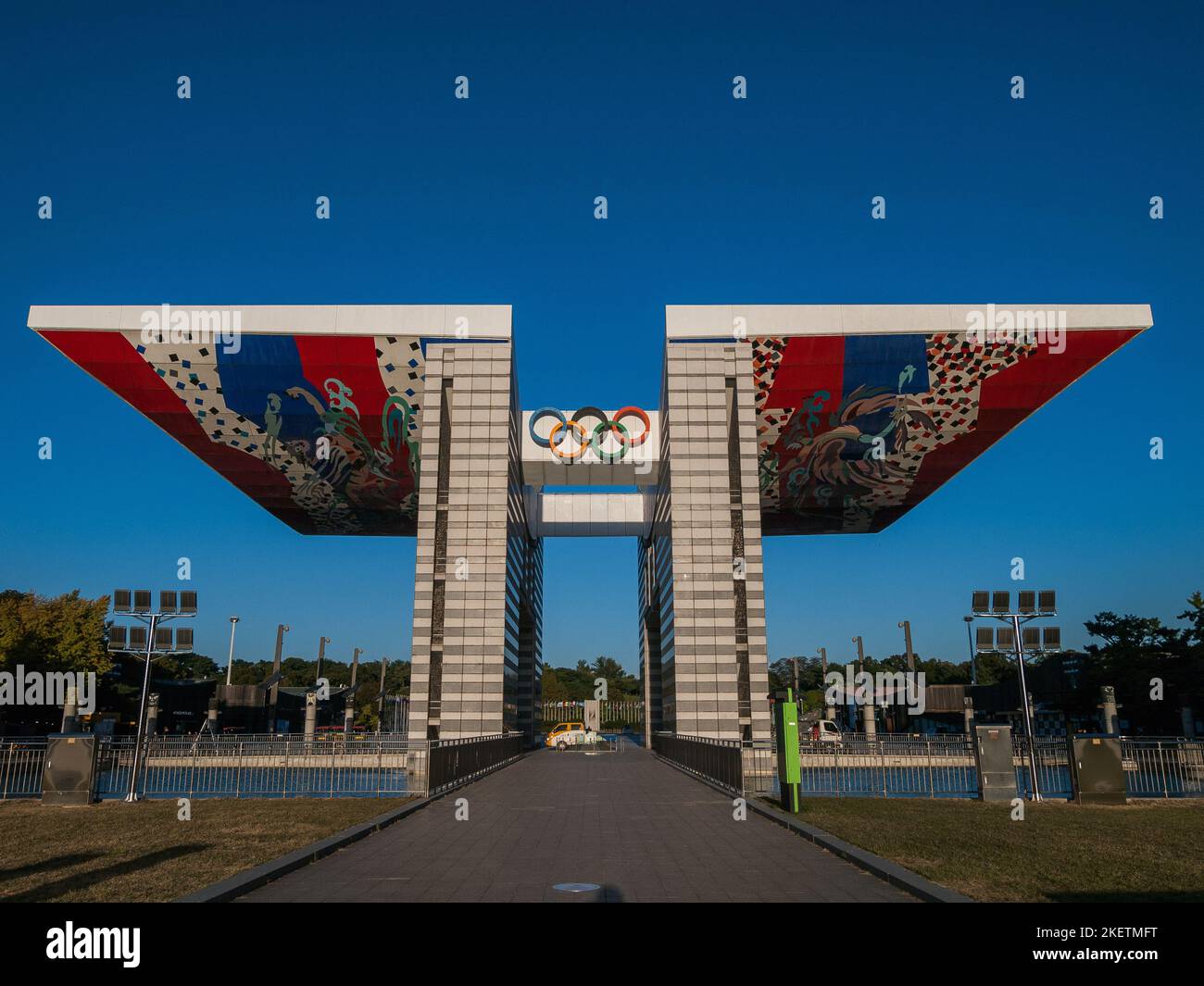 Seoul, South Korea - Oct.17.2022: World Peace Gate in Olympic park ...