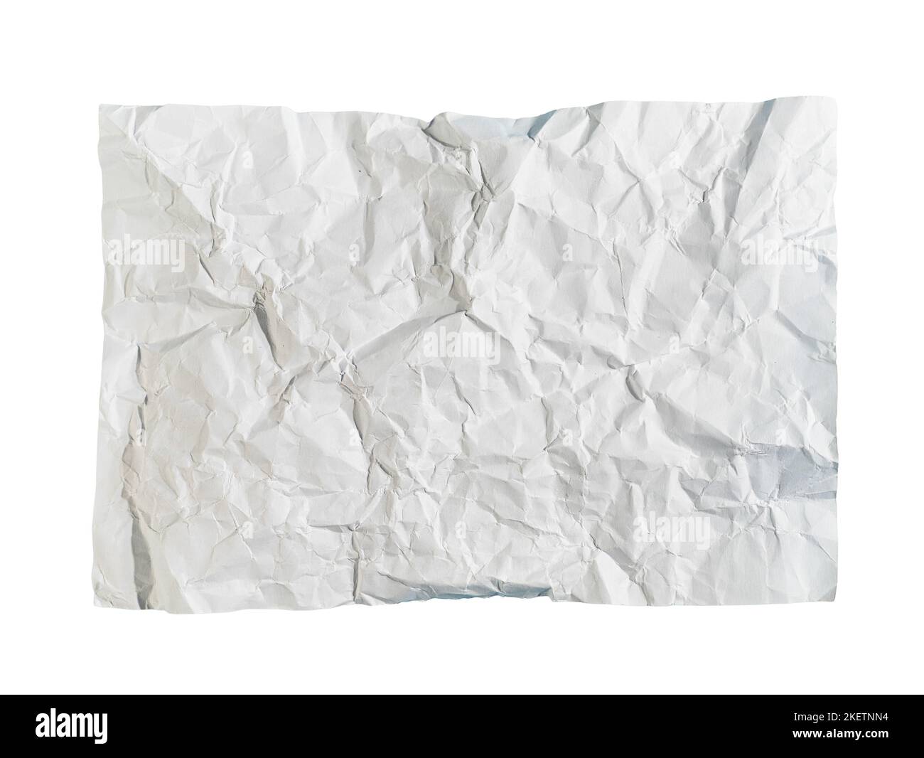 a sheet of crumpled paper on a transparent background Stock Photo - Alamy