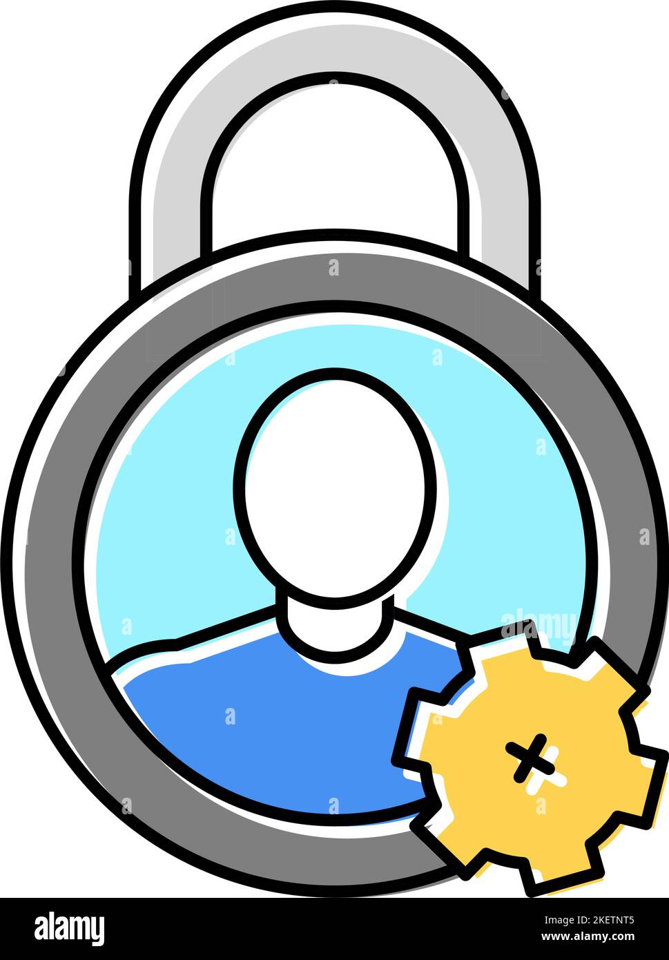 privacy padlock color icon vector illustration Stock Vector Image & Art ...
