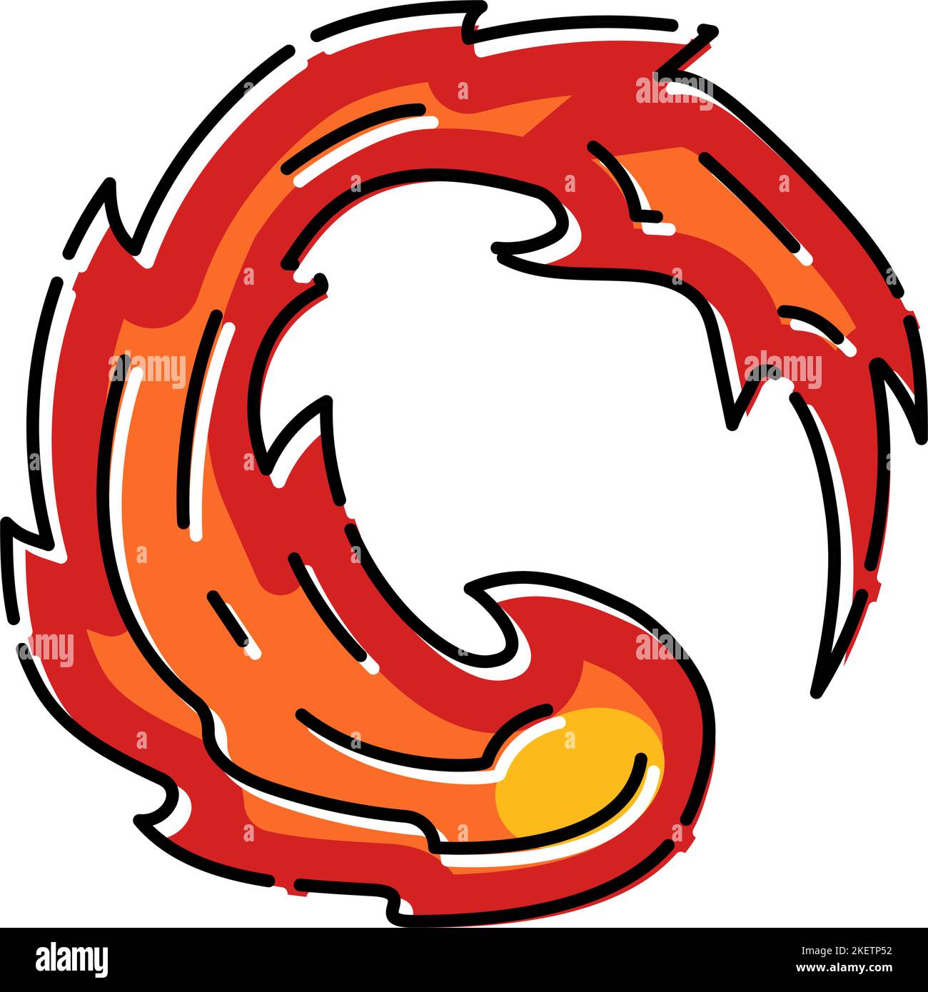 power fire color icon vector illustration Stock Vector Image & Art - Alamy