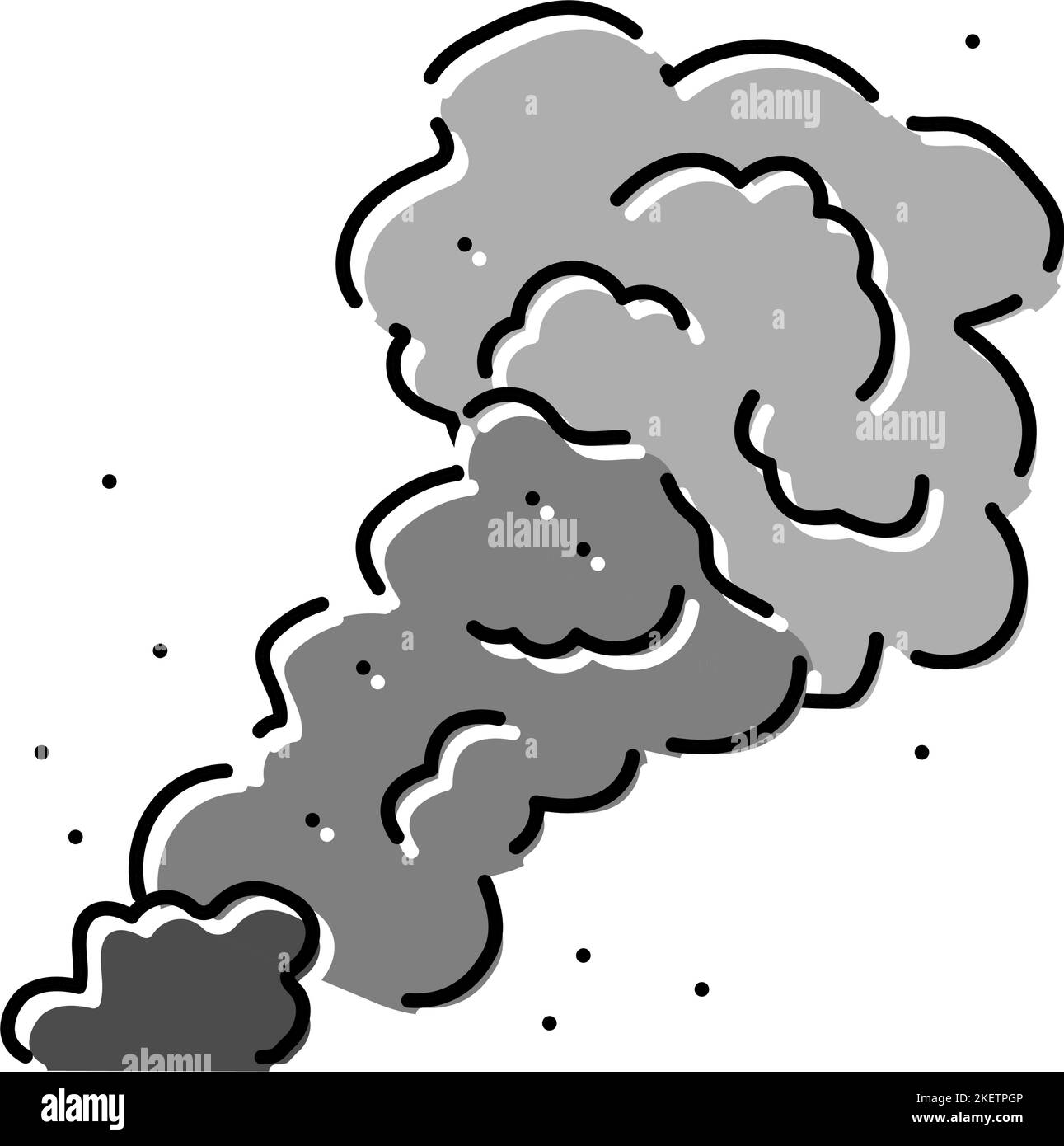 smoke fire color icon vector illustration Stock Vector Image & Art - Alamy