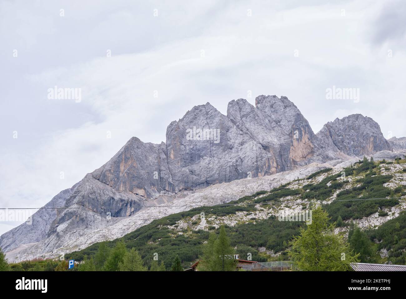 Marmolada, Italian Alps. Amazing summer landscape of Dolomite Mountain ...
