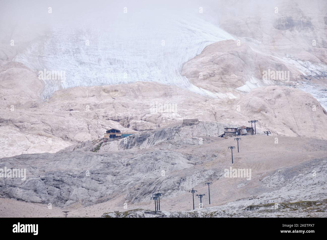 Marmolada, Italian Alps. Amazing summer landscape of Dolomite Mountain ...