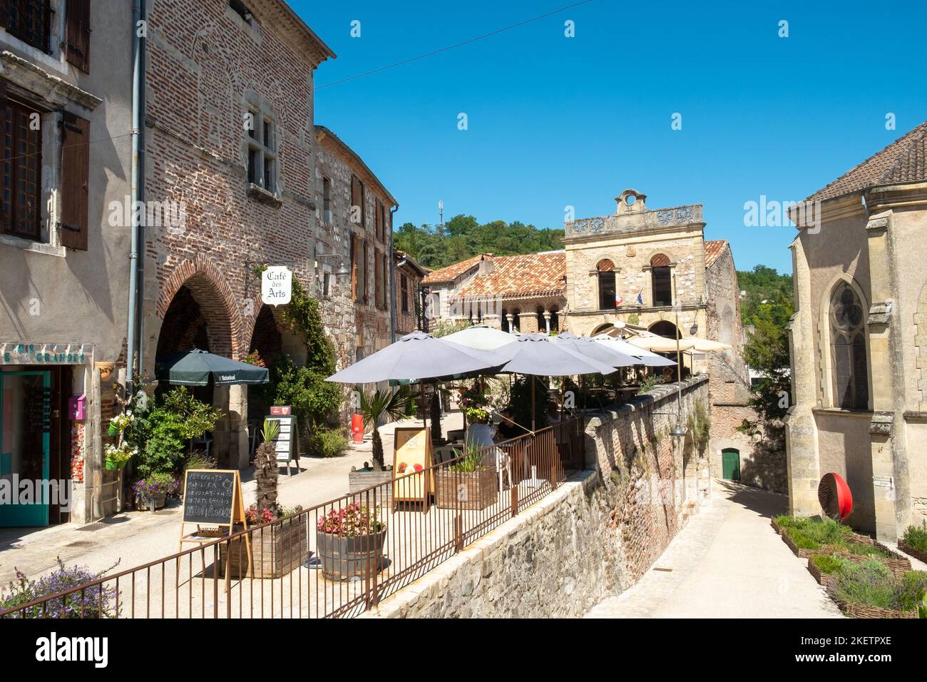 19th July 2019 - Penne d'Agenais, France: There is much traditional ...