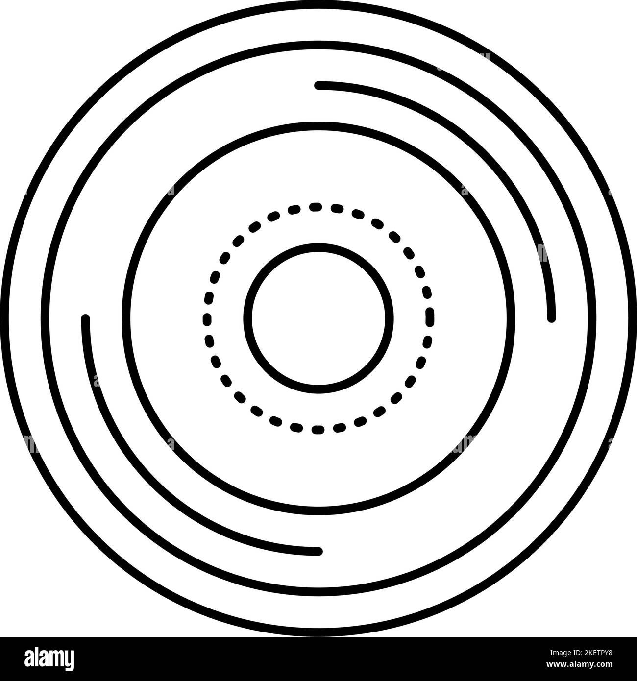 Button denim line icon Cut Out Stock Images & Pictures - Alamy