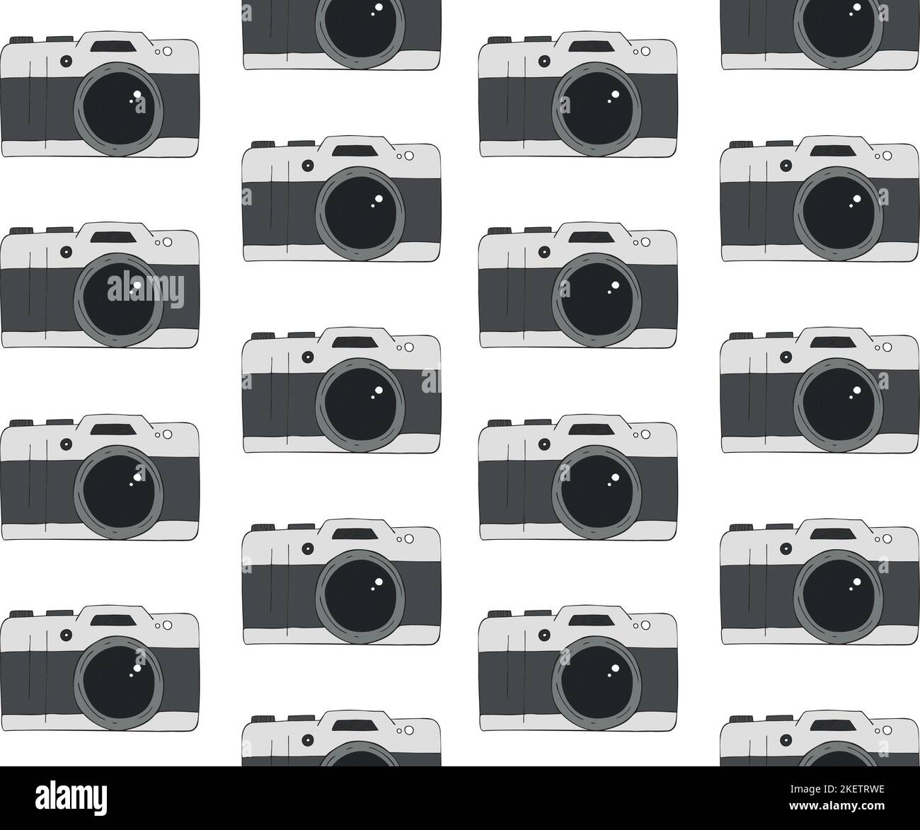 Vector seamless pattern of hand drawn doodle sketch colored photo ...