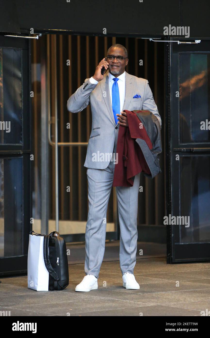 Former Atlanta Hawk Star Dominique Wilkins Leaving Four Seasons Hotel ...