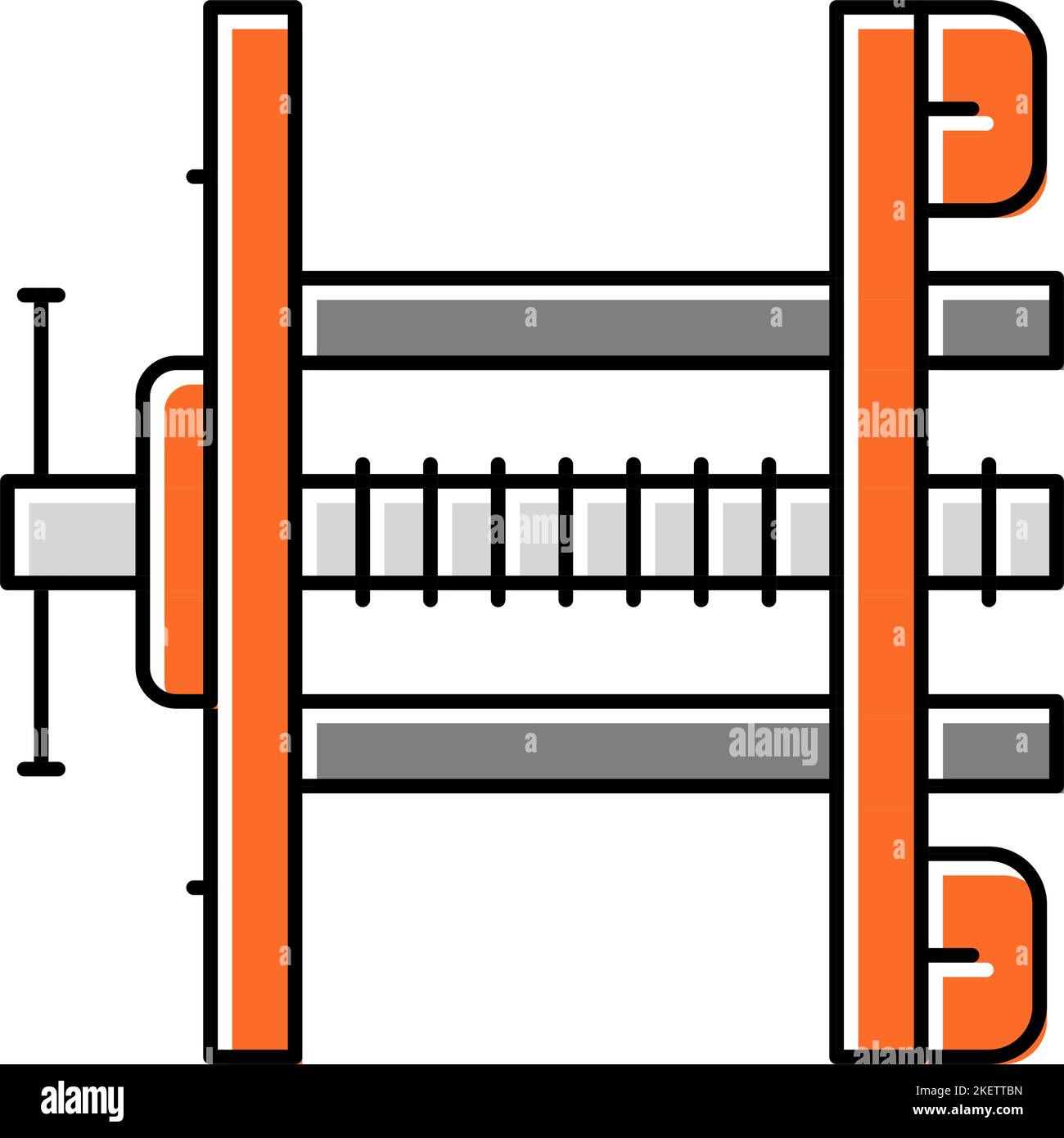 carpenter vice color icon vector illustration Stock Vector Image & Art ...