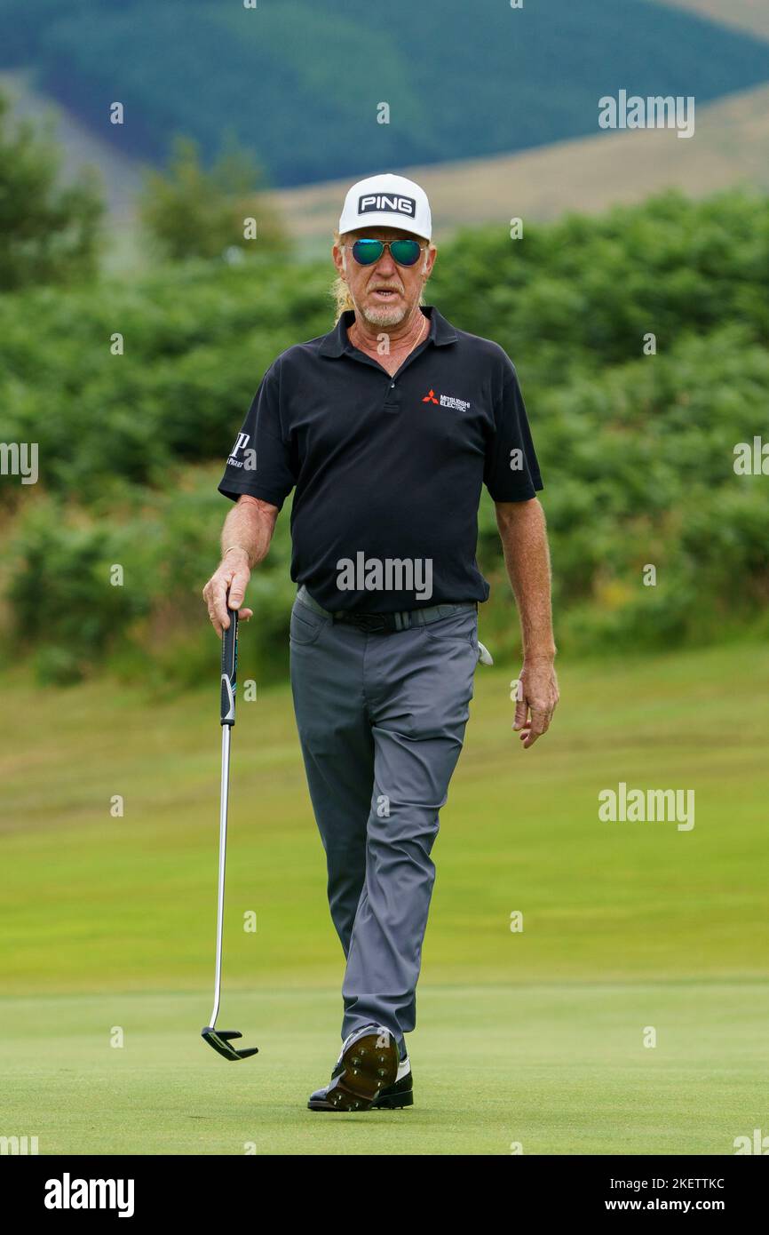 Golfer Miguel Angel Jimenez Stock Photo - Alamy