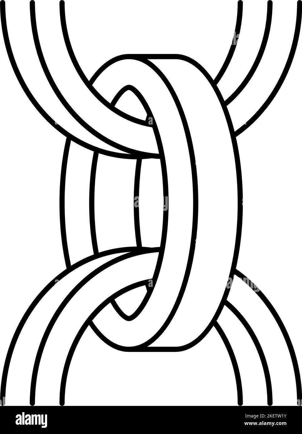 belcher chain line icon vector illustration Stock Vector Image & Art ...