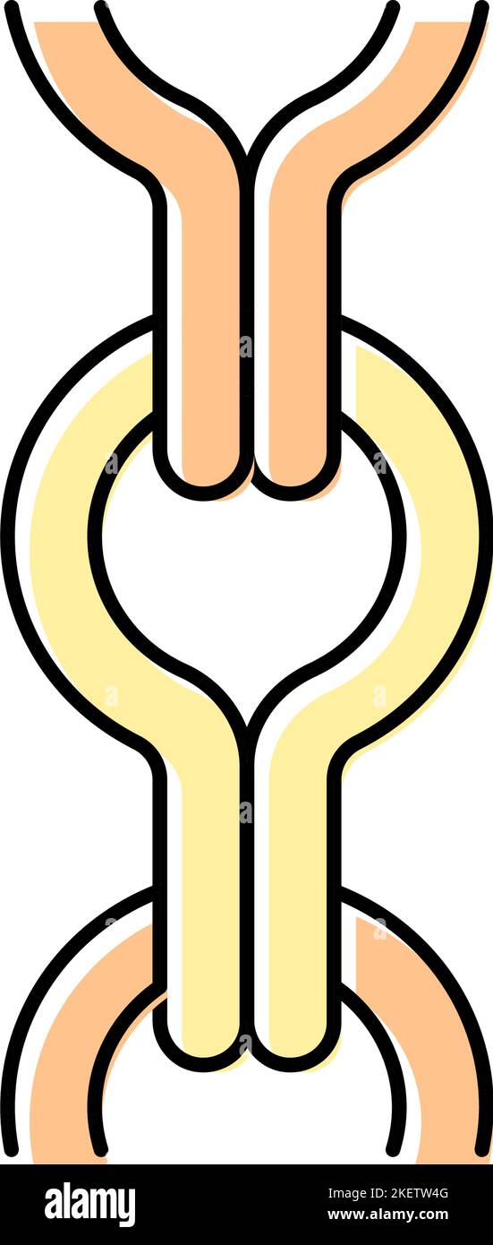 ladder chain color icon vector illustration Stock Vector Image & Art ...