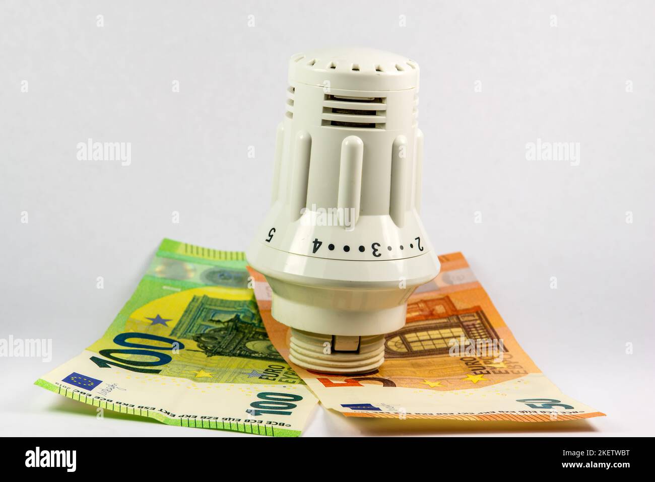 Oil Price Increase In Europe, Thermostat With European Money Euro Stock ...