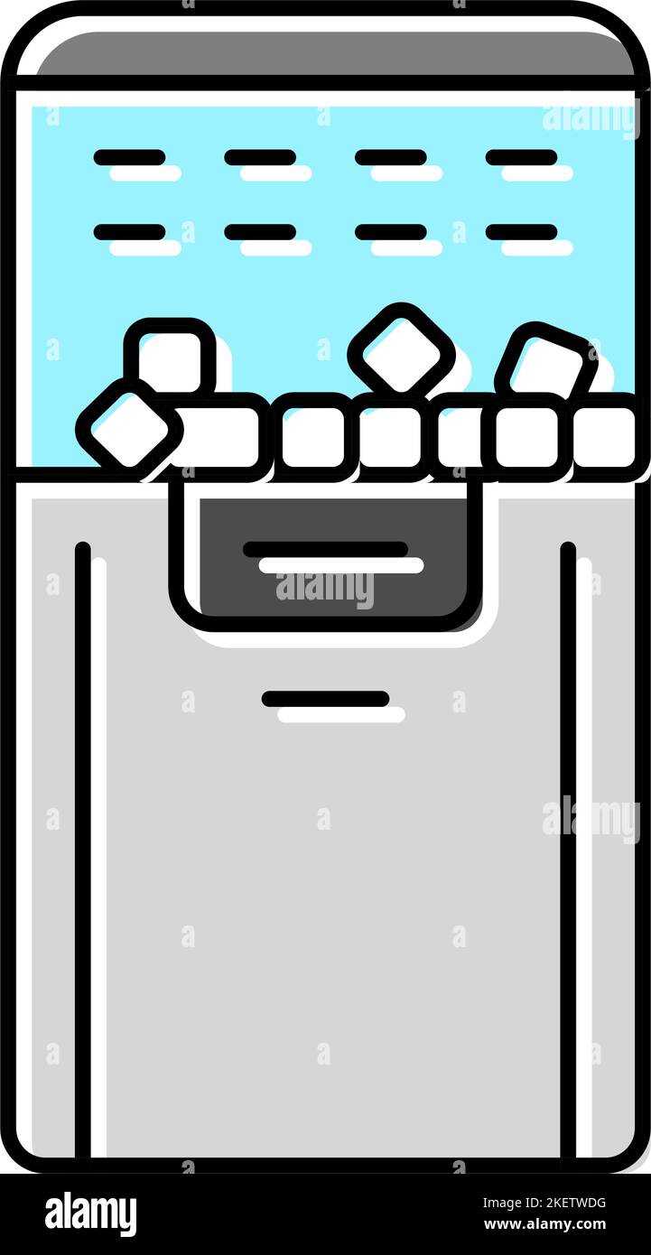 ice maker color icon vector illustration Stock Vector Image & Art - Alamy