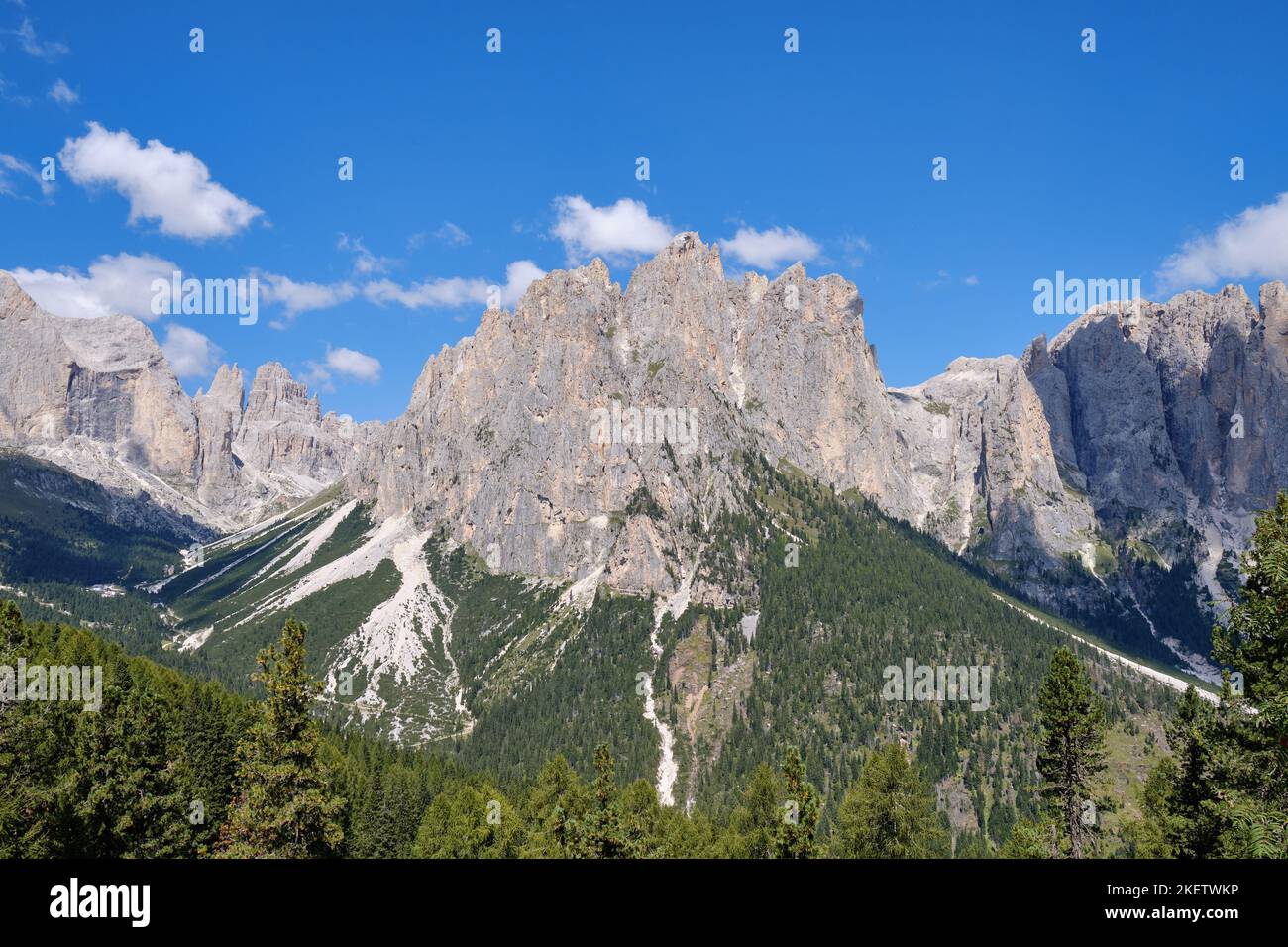 Panoramas of the Alpe Ciampedie, Vigo di Fassa, Val di Fassa, Trento ...