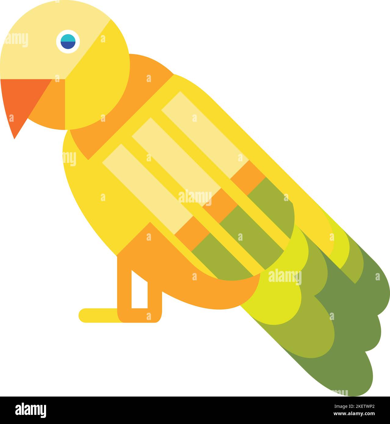 Parrot polygon hi-res stock photography and images - Alamy