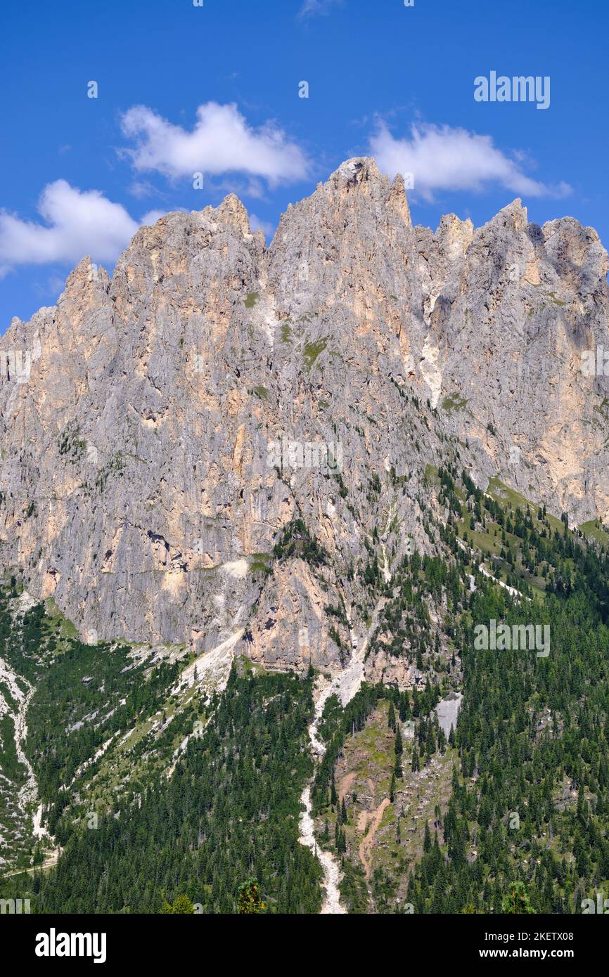 Panoramas of the Alpe Ciampedie, Vigo di Fassa, Val di Fassa, Trento ...