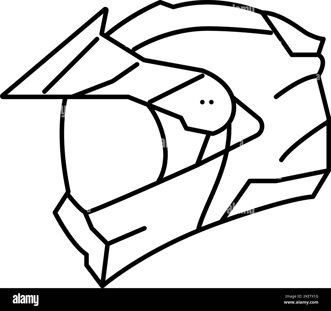 Motorcycle Helmet Coloring Page
