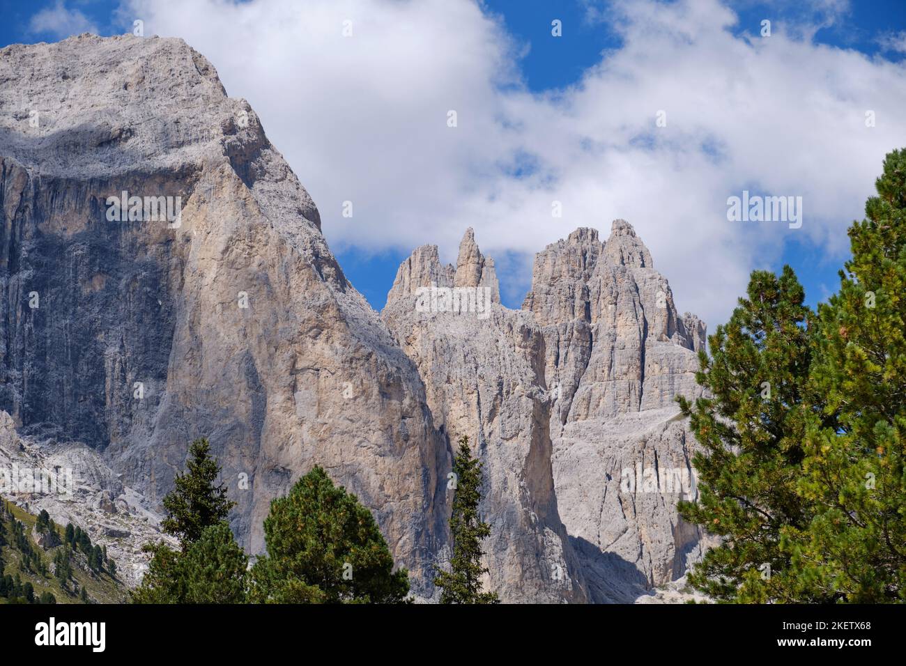 Panoramas of the Alpe Ciampedie, Vigo di Fassa, Val di Fassa, Trento ...