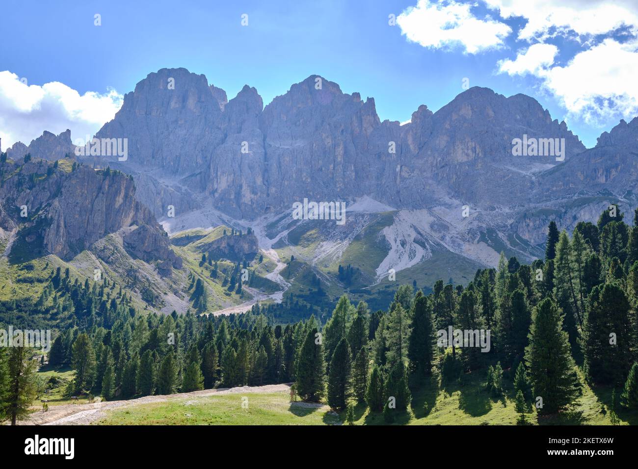 Panoramas of the Alpe Ciampedie, Vigo di Fassa, Val di Fassa, Trento ...
