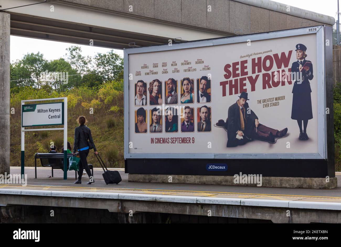 See how they run billboard at Milton Keynes Central railway train ...