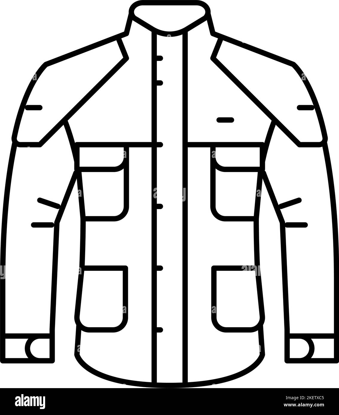 rainwear motorcycle line icon vector illustration Stock Vector Image ...