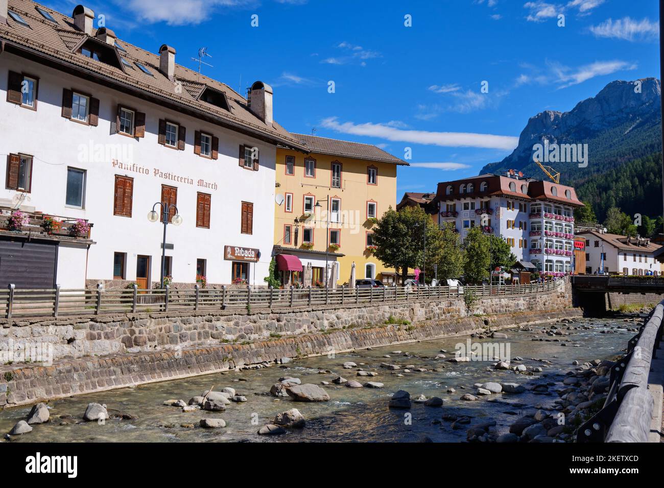 Scenic view moena dolomiti trentino hi-res stock photography and images ...