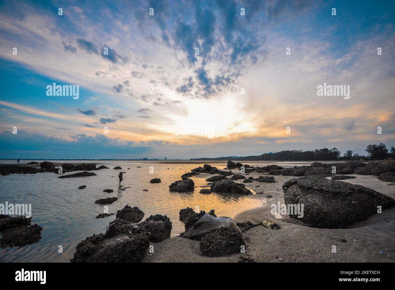 teruntum beach, kuantan, pahang, malaysia Stock Photo - Alamy