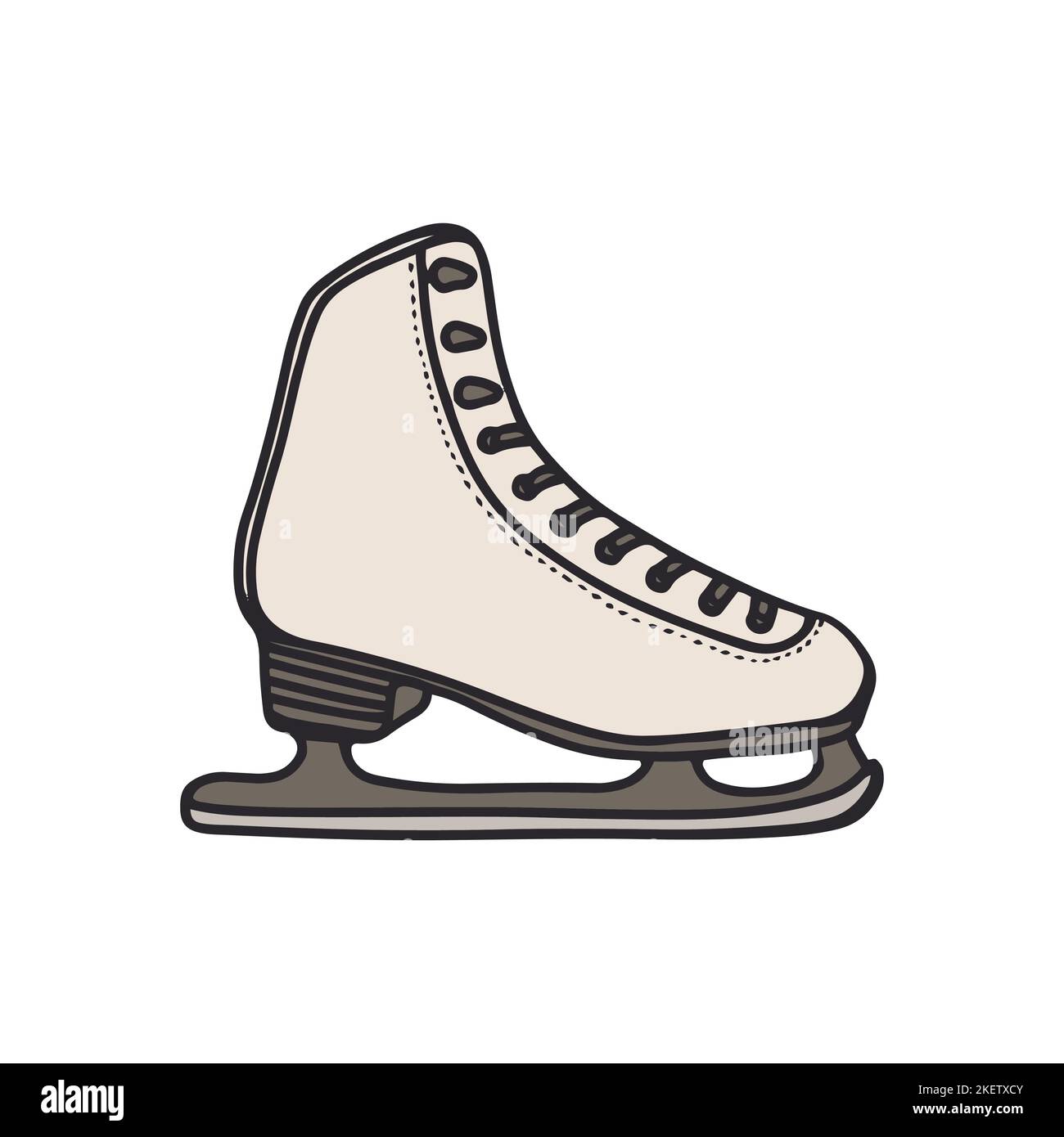 Figure skates vector illustration Stock Vector Image & Art - Alamy