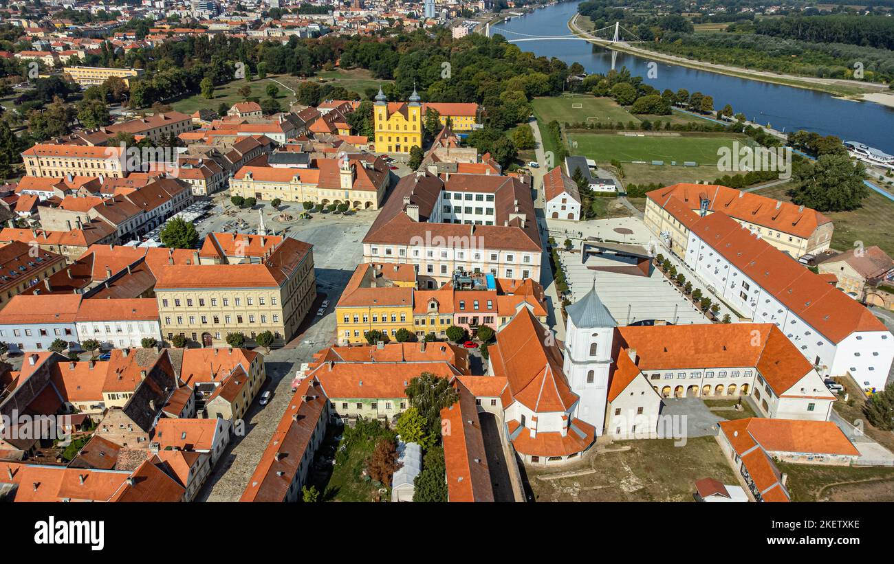 Aerial photo taken on October 13, 2022. shows Fortress – the impressive ...