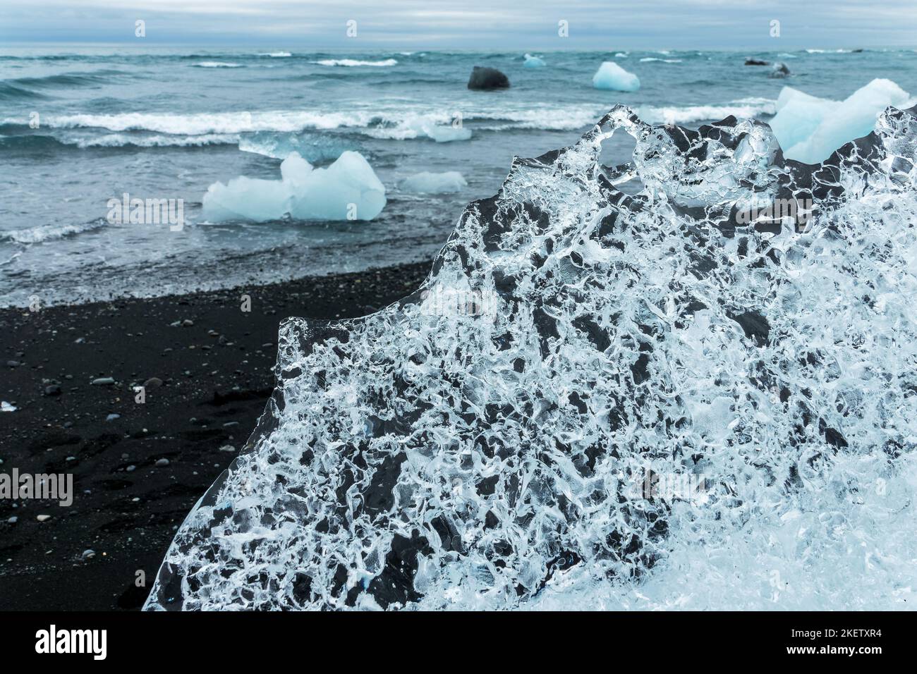 Diamond beach black sand hi-res stock photography and images - Alamy