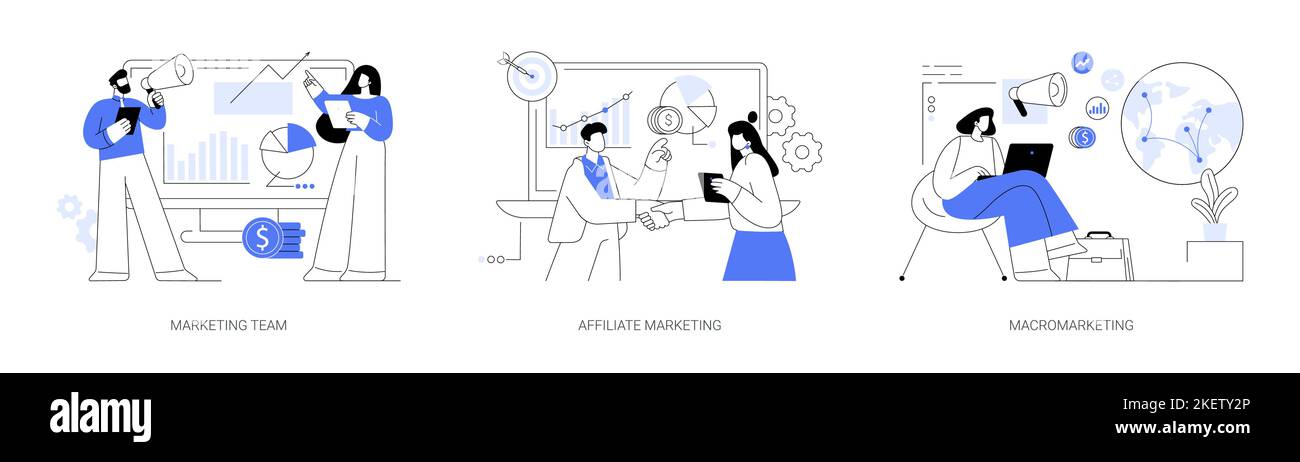 Global marketing strategy abstract concept vector illustrations Stock ...