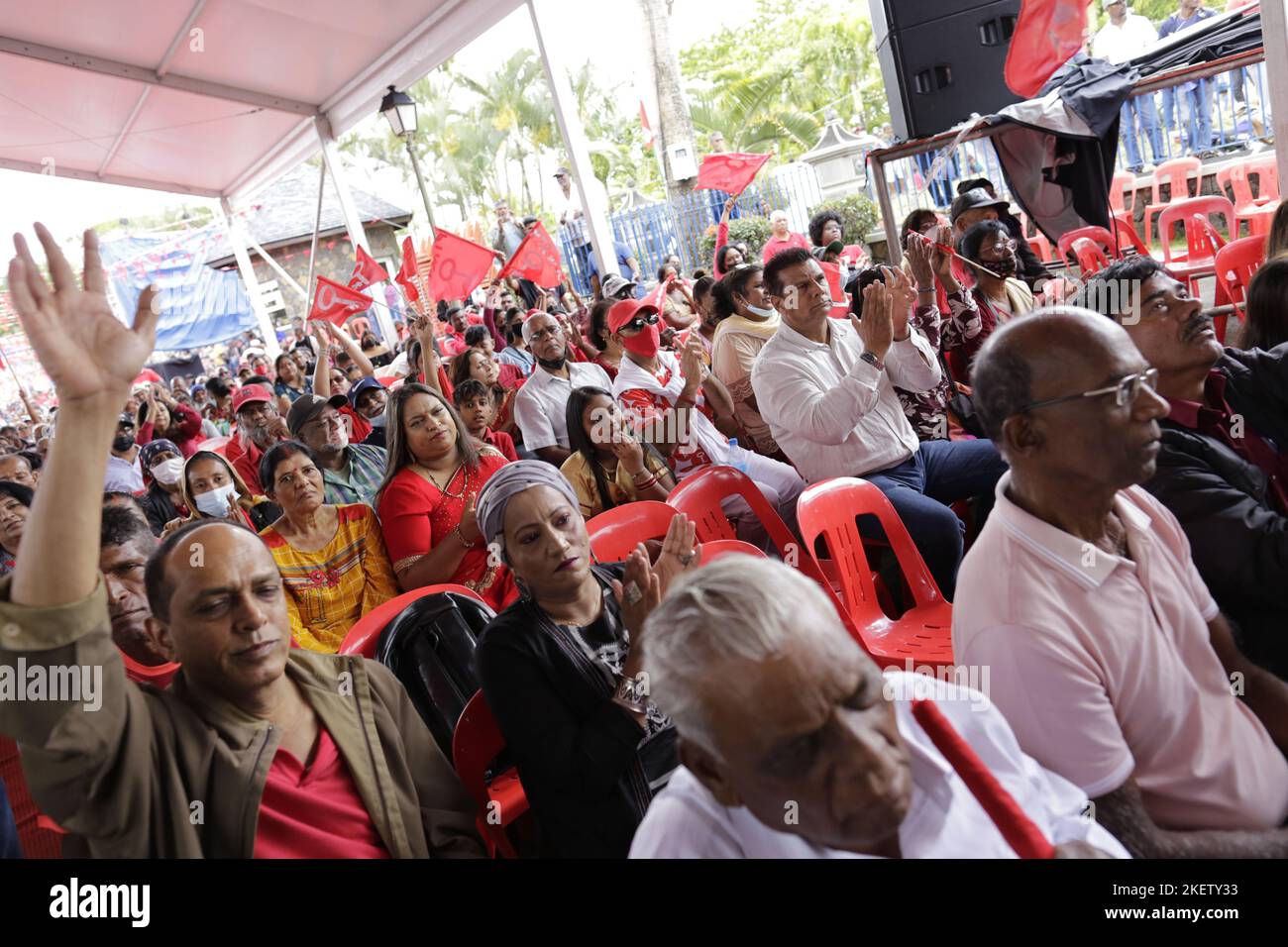 Prime minister mauritius navinchandra ramgoolam hi-res stock ...