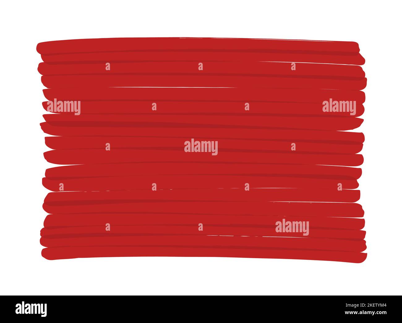 Red vector background hand-drawn with marker pen. Can be repainted in ...