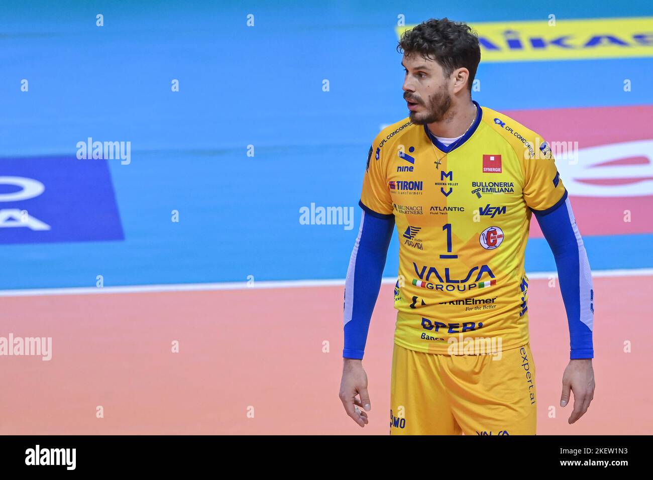PalaEstra, Siena, Italy, November 13, 2022, Bruno Mossa De Rezende ...