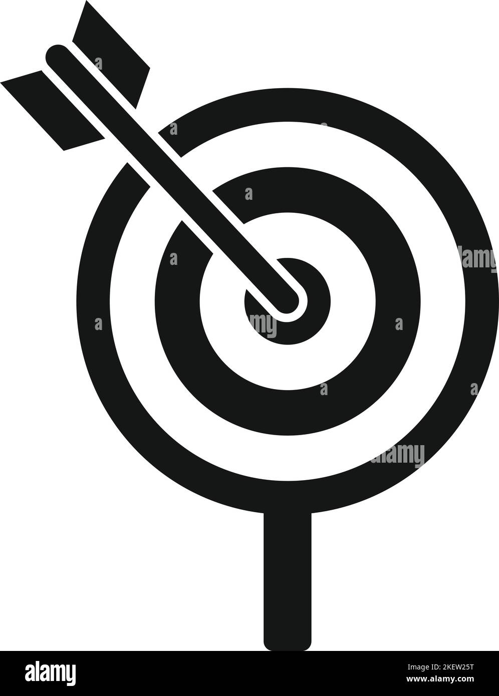 Review target icon simple vector. Customer star. User quality Stock ...