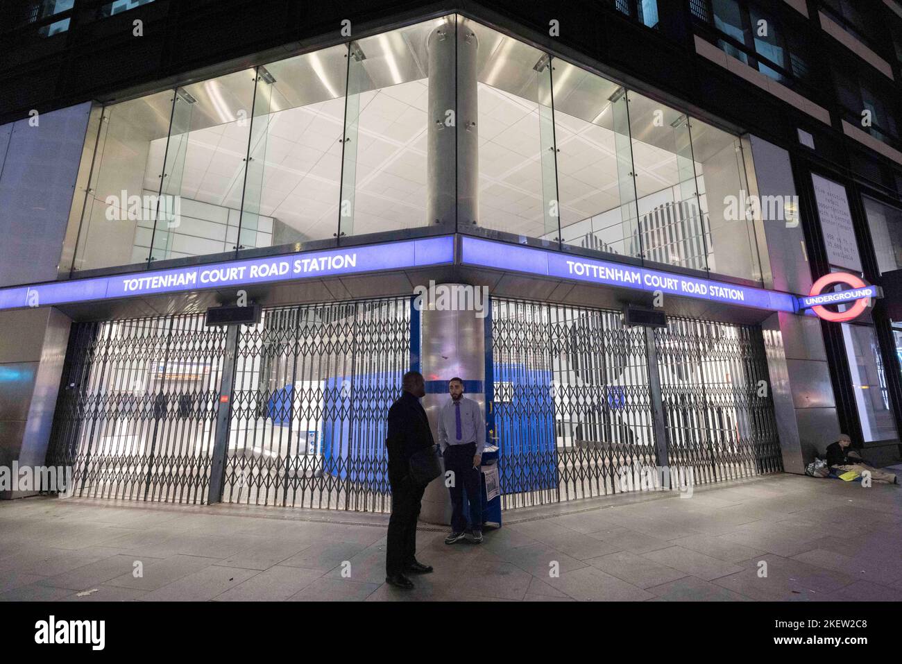 TFL Tube strike takes place today. Pictured: Tottenham Court Road ...