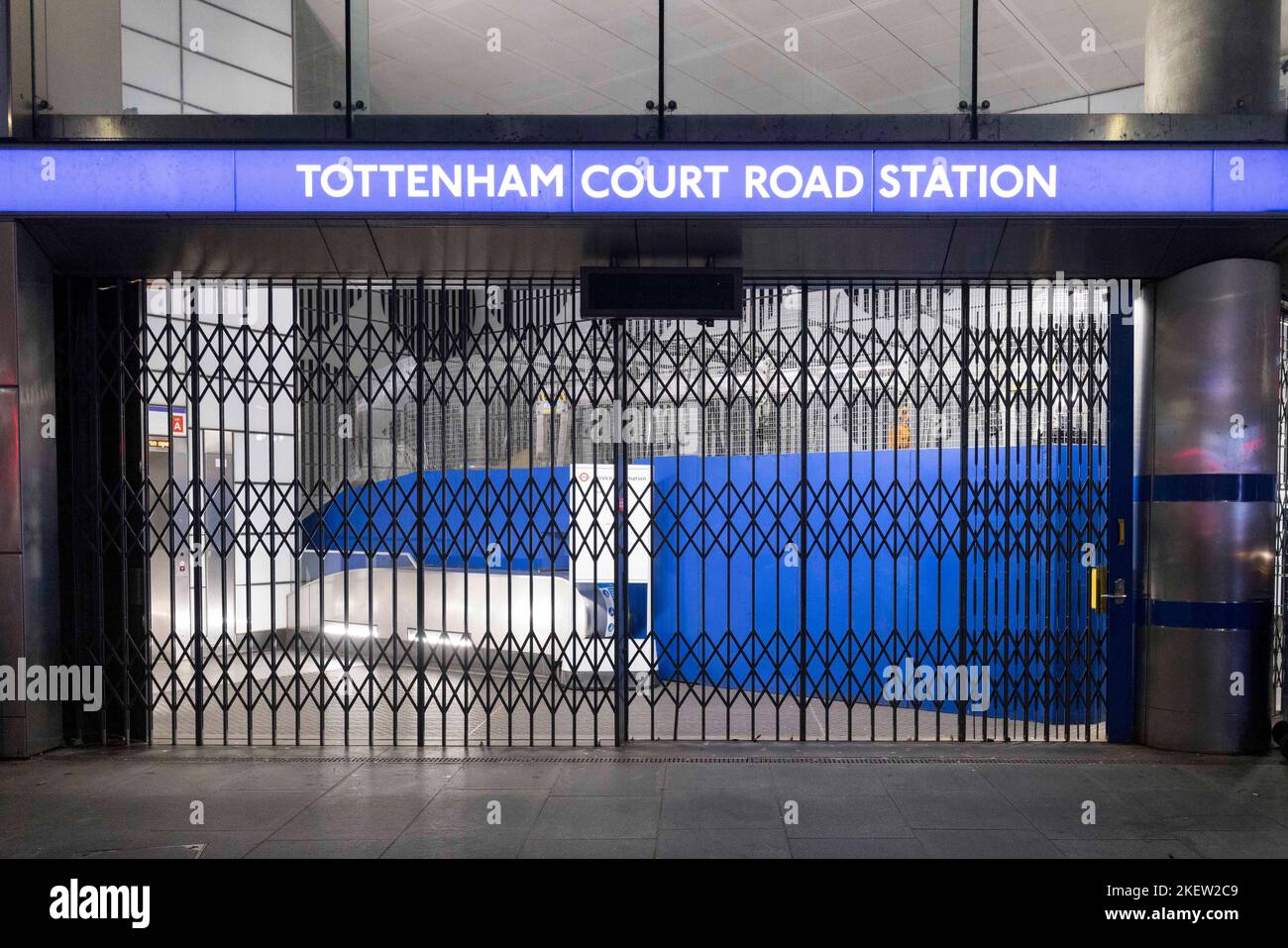 TFL Tube strike takes place today. Pictured: Tottenham Court Road ...