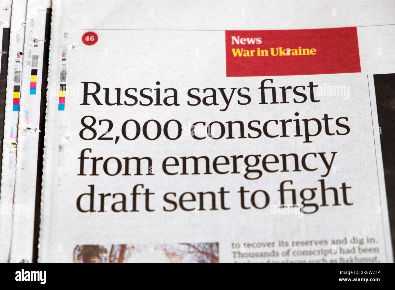 'Russia says first 82,000 conscripts from emergency draft sent to fight ...