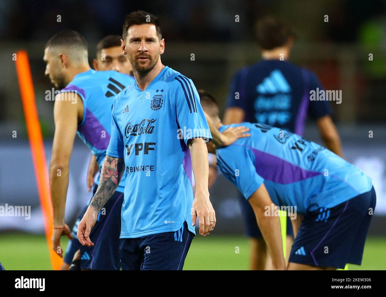 Lionel messi 2022 argentina training hi-res stock photography and ...