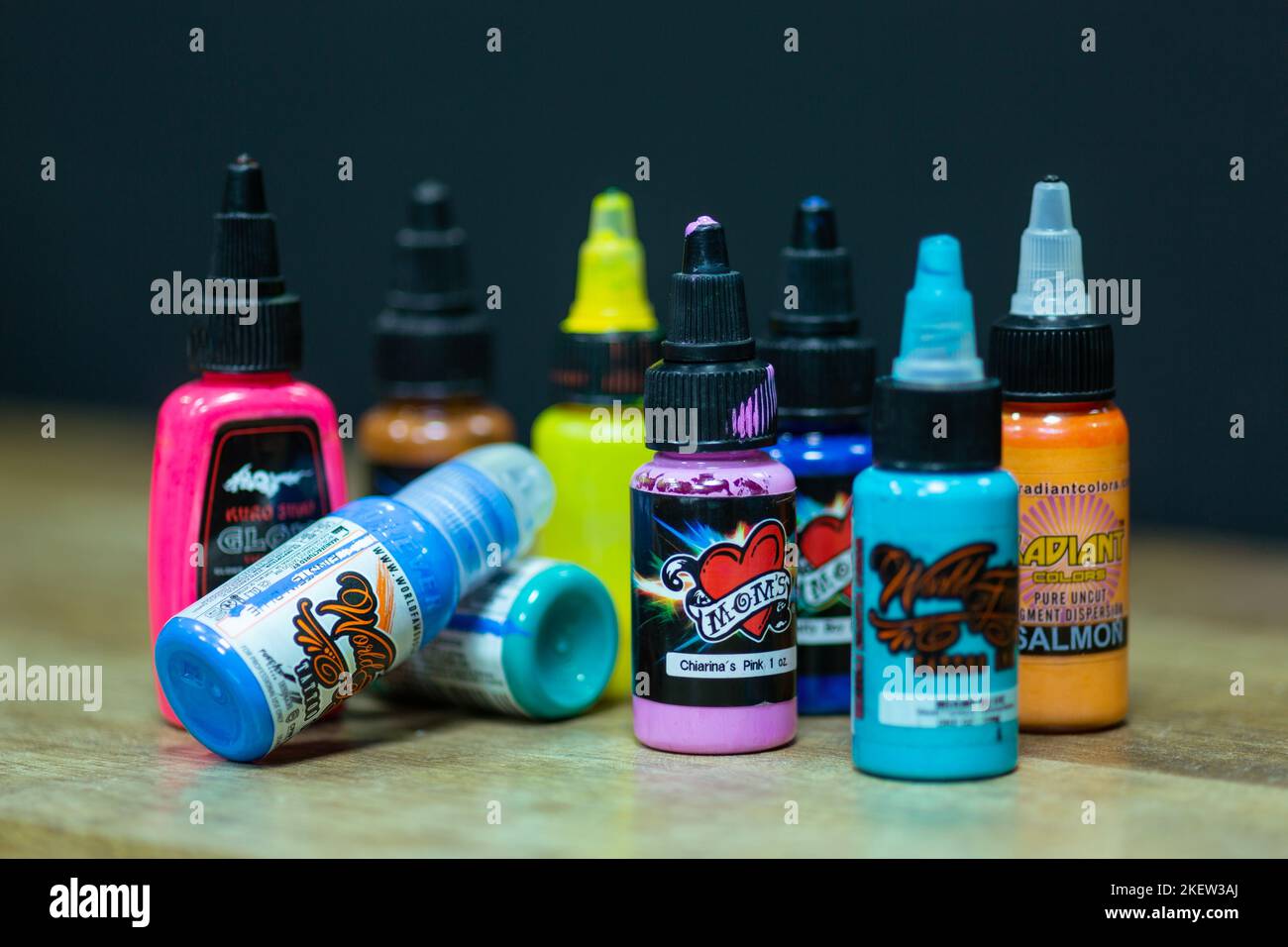 Tattoo colours hi-res stock photography and images - Alamy