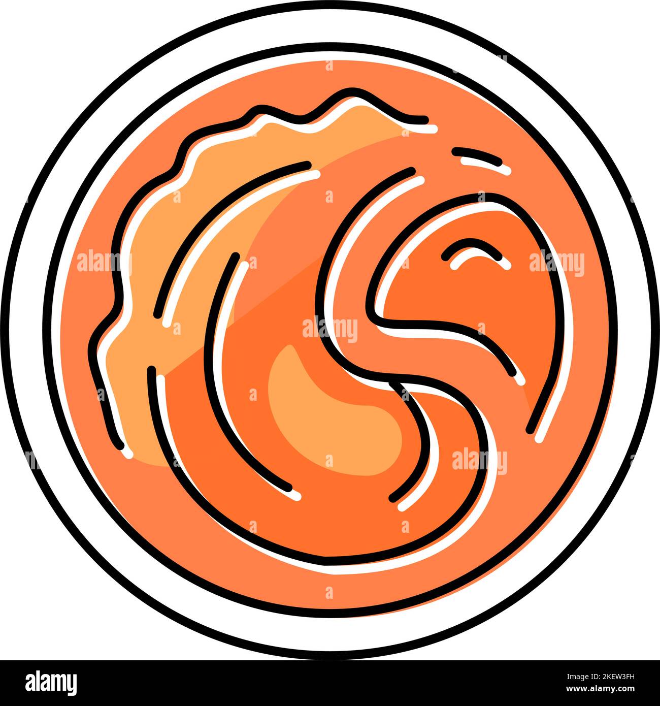 Purple potato puree Stock Vector Images - Alamy