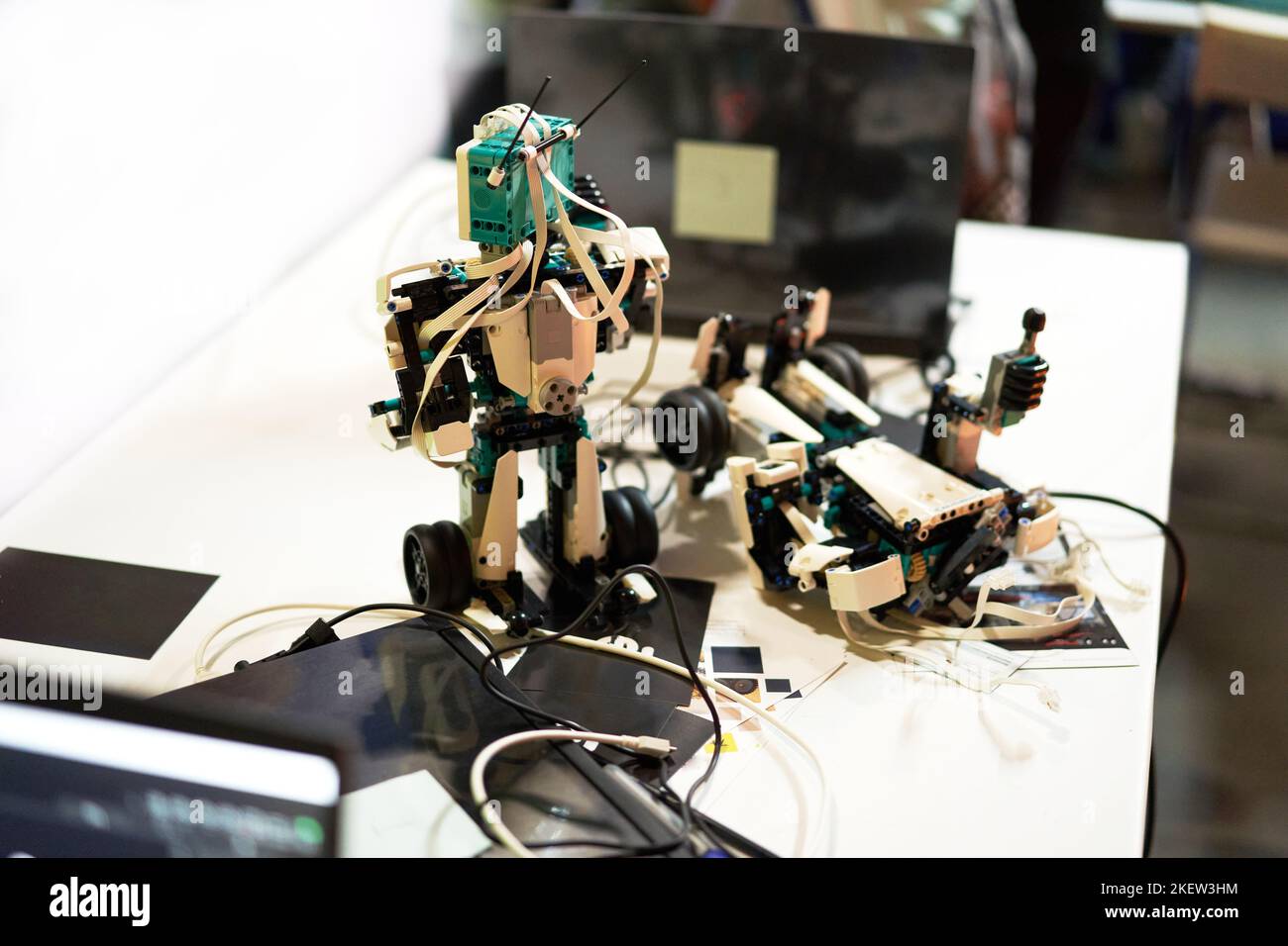 Robot, vehicles, robotic cars used by educational software applications ...