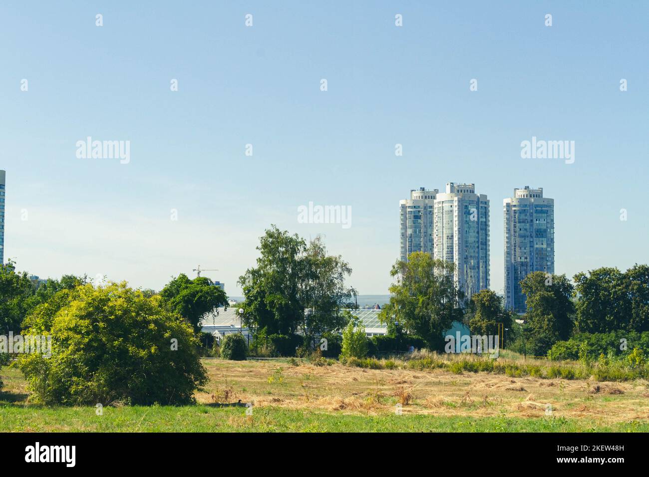 Construction of multi-storey buildings in ecologically clean areas of ...