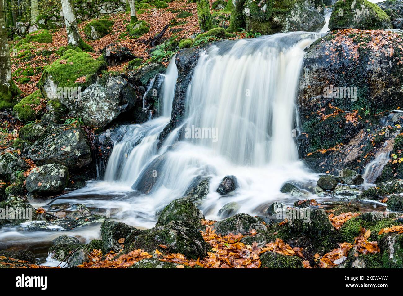 Lowran burn waterfall hi-res stock photography and images - Alamy