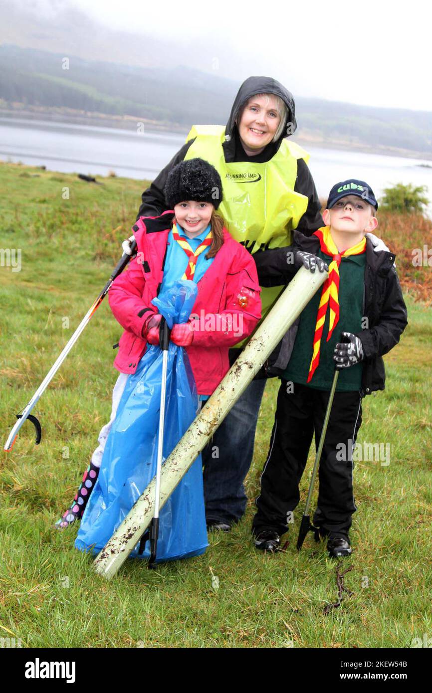 Doon Castle, East Ayrshire, Scotland, UK. 33rd Ayrshire Scout Group got ...