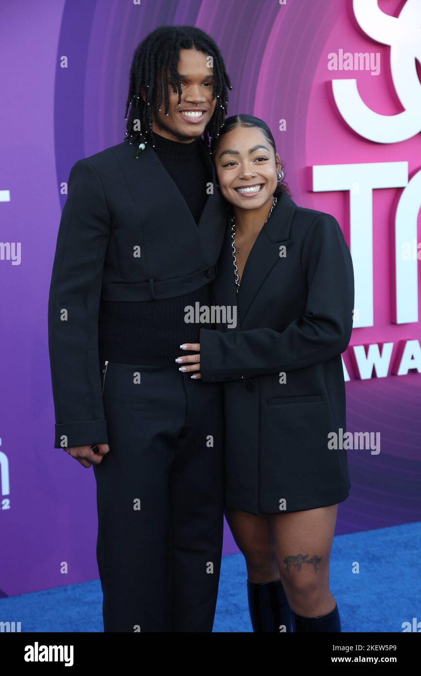 Las Vegas, NV, USA. 13th Nov, 2022. Q Marsden, Nami Wilson at arrivals ...