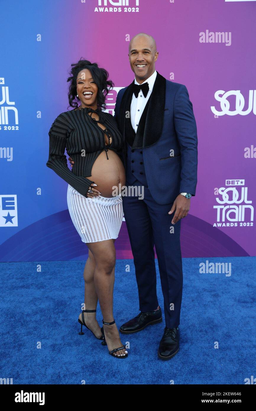 Las Vegas, NV, USA. 13th Nov, 2022. Michelle Mitchenor, Mark Tallman at ...